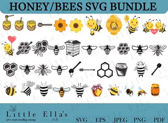 Bee SVG Beekeeper SVG Honey Bee SVG Honeycomb Svg Bee Hive | Etsy