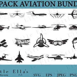 Airplane SVG, Aviation SVG Bundle, Pilot SVG, Air Force Svg, Airplane ...