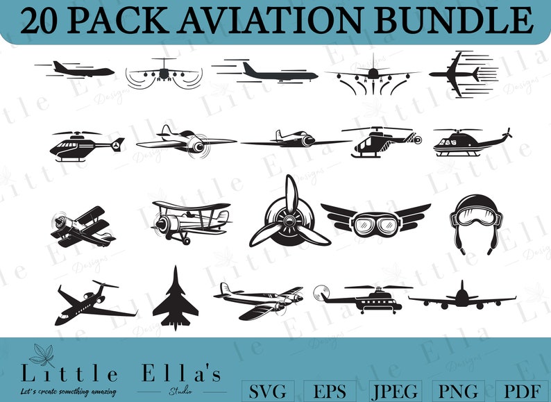 Airplane SVG, Aviation SVG Bundle, Pilot SVG, Air Force Svg, Airplane ...