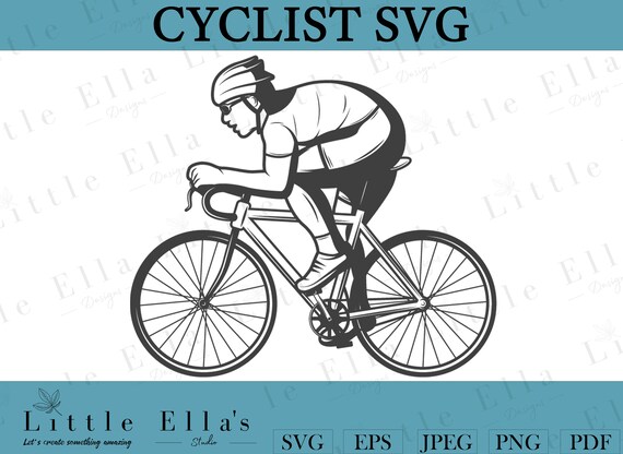 Racing Bike SVG Cyclist SVG Cycling Svg Cyclist Silhouette - Etsy Australia