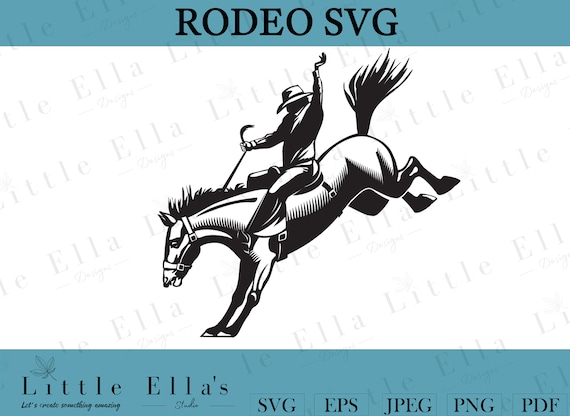 Rodeo SVG Rodeo Roping SVG Rodeo Horse Svg Cattle Roping - Etsy