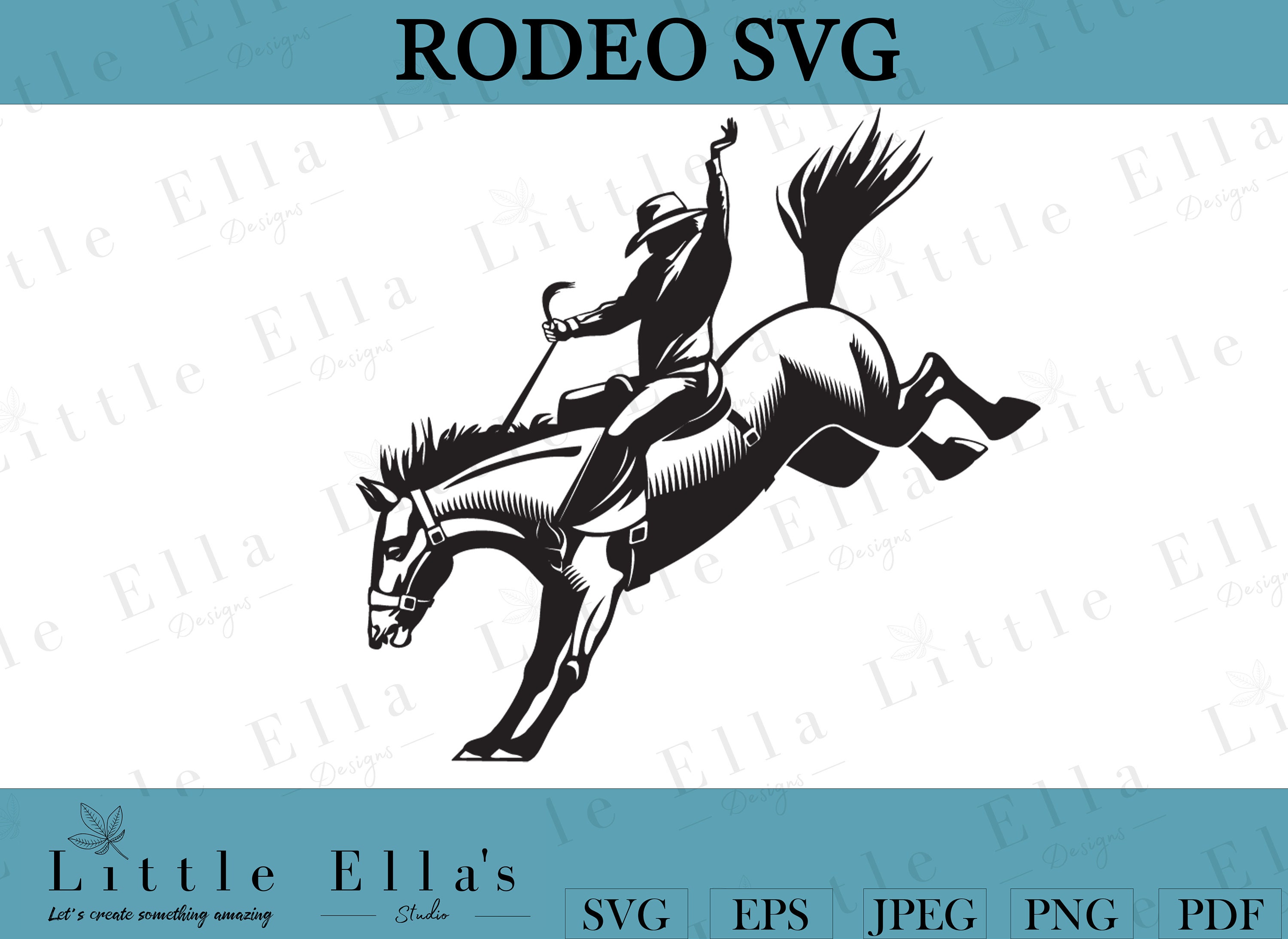 Rodeo SVG, Rodeo Roping SVG, Rodeo Horse Svg, Cattle Roping Svg, Cowboy ...