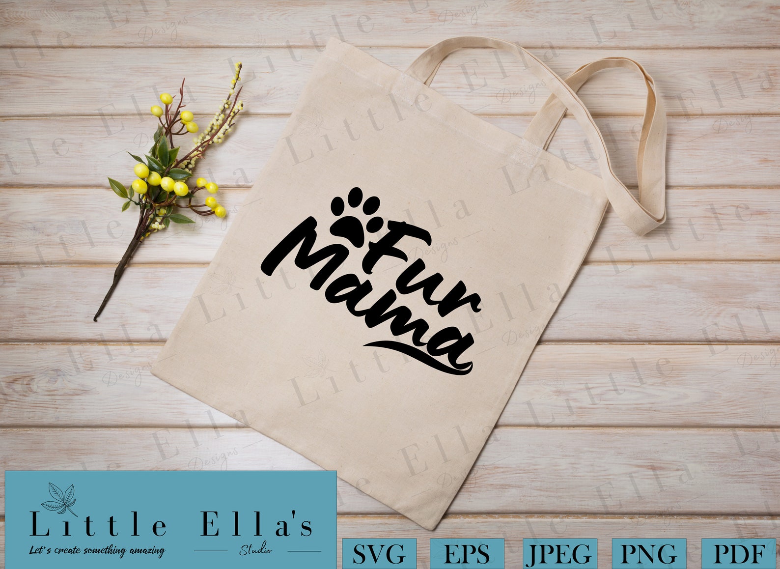 Fur Mama SVG Dog Mom SVG Paw Print Svg Dog Mom Png Dog - Etsy