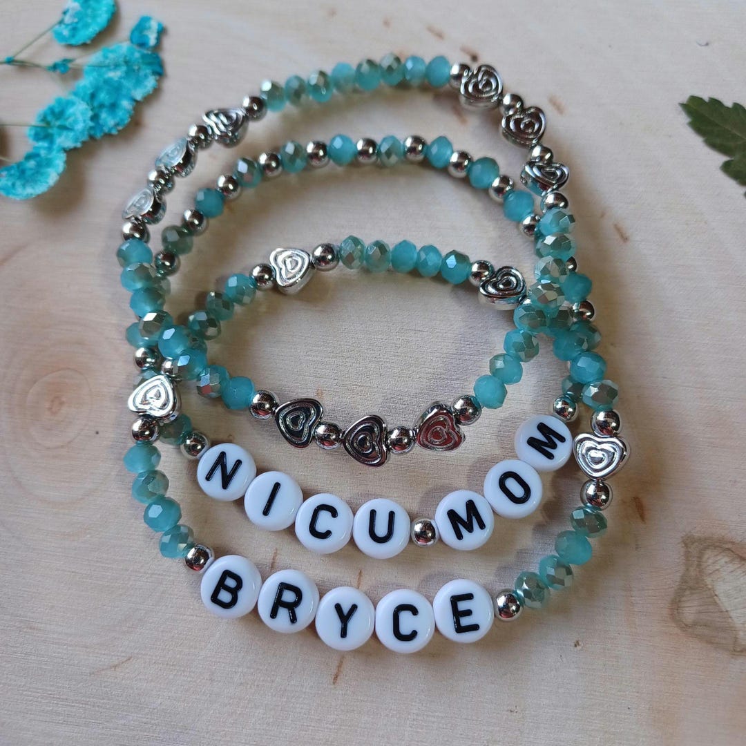 Nicu Mom, Preemie Mom, Nicu Grandma, Gift, Personalized, Set of 3 ...