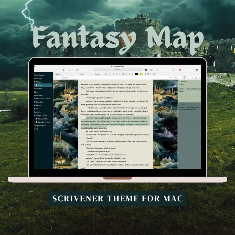 Scrivener Theme Green - Etsy