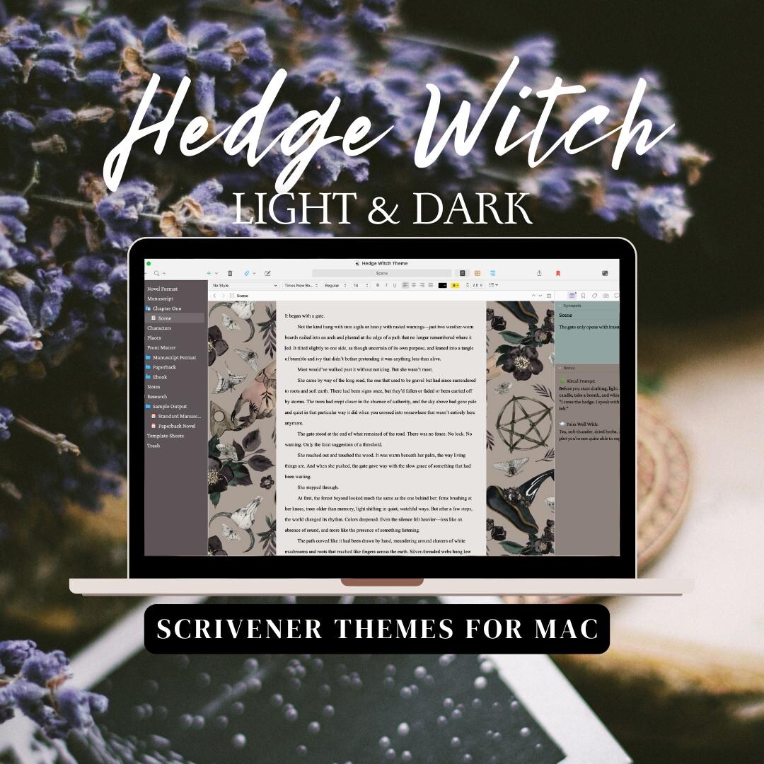 Hedge Witch Scrivener Theme | Light & Dark Bundle | Mac OS - Etsy