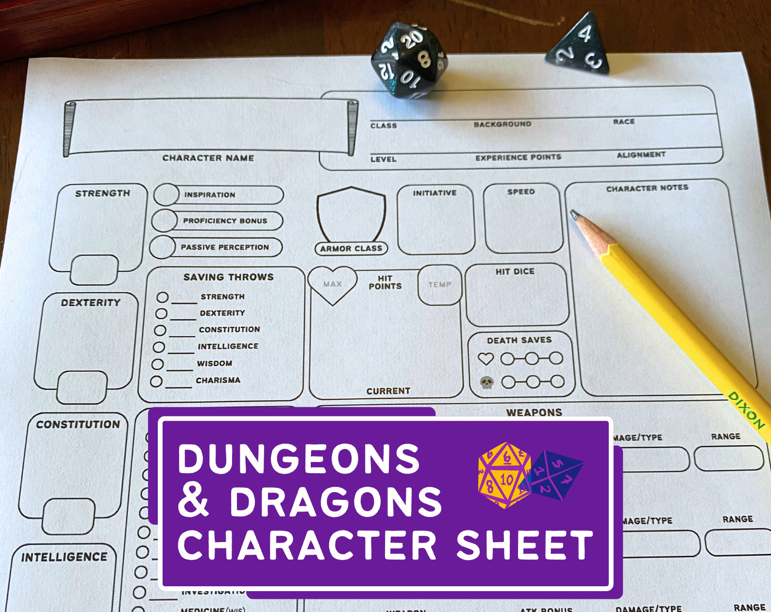 Dnd 5e Character Sheet & Spell Sheets | Printable Pdfs for Dungeons and ...