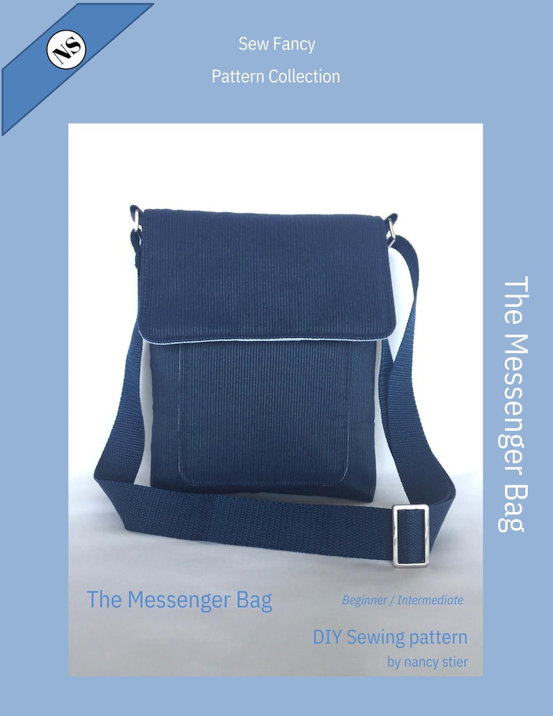 Unisex Bag/messenger Bag/man Bag/crossbody Purse Pattern/pdf Sewing ...