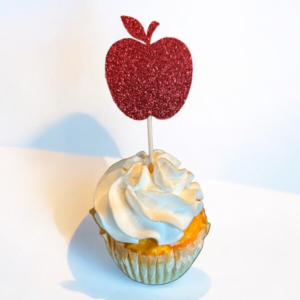 Apple Cupcake Topper - Etsy
