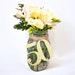 Glitter Number 50 Cutout – 50th Birthday Vase Tag – Milestone Party ...