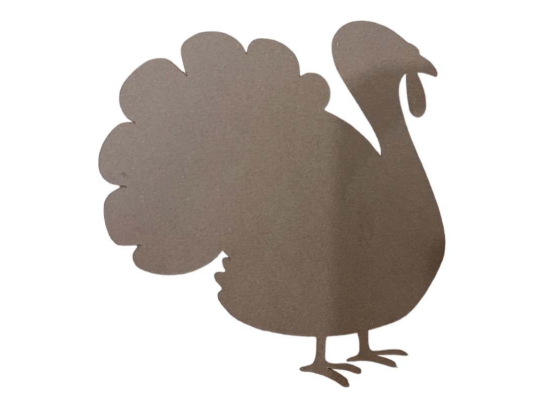 Turkey Cardstock Cut Out, Thanksgiving Decoration, Classroom Bulletin ...