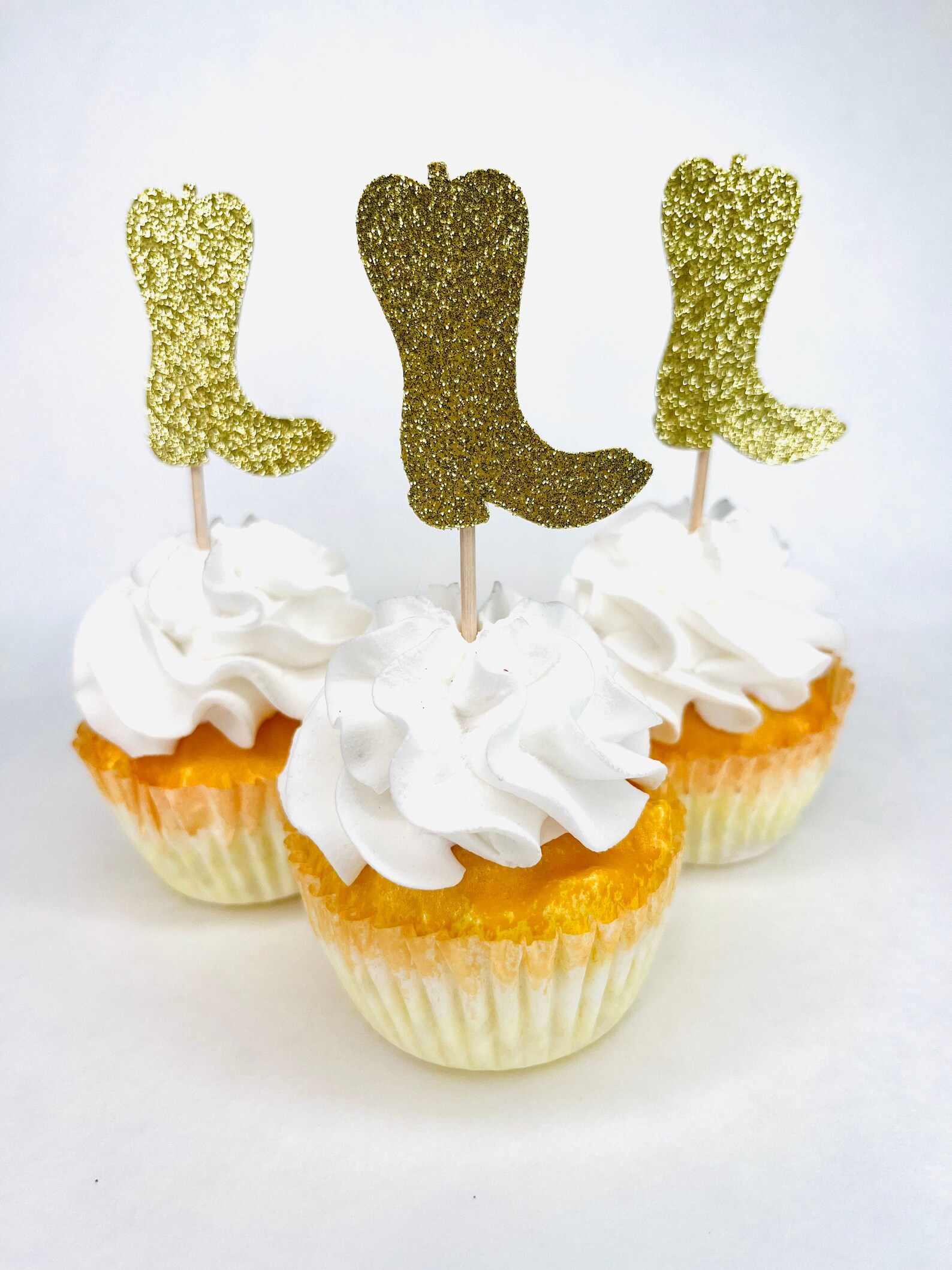 Cowboy Boots Cupcake Toppers - Etsy
