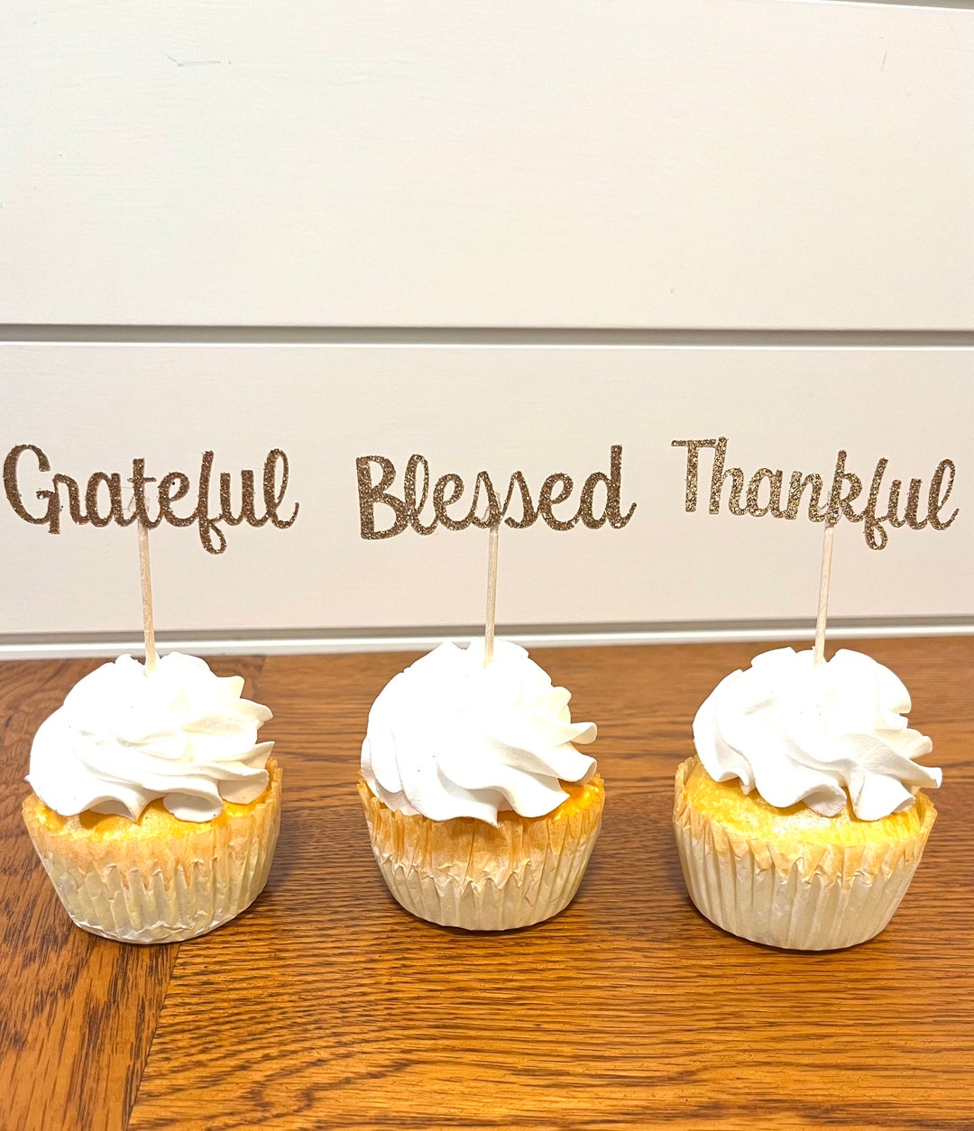Thanksgiving Cupcake Topper, Fall Cupcake Topper, Autumn Cupcake Topper ...