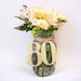 Glitter Number 80 Cutout – 80th Birthday Vase Tag – Milestone Party ...