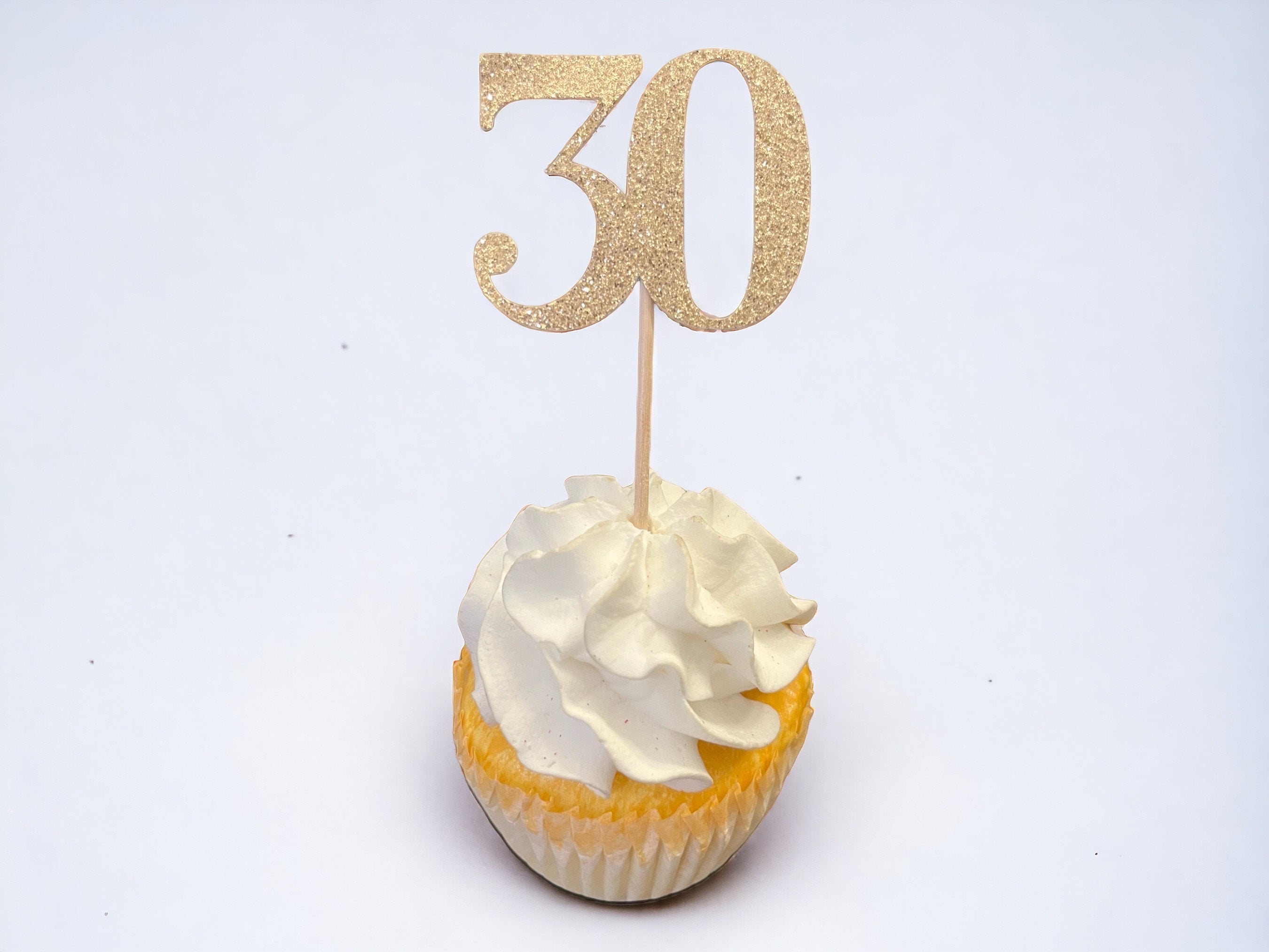 30th Birthday Party Decor, Age Birthday Party Decor, Cupcake Toppers ...