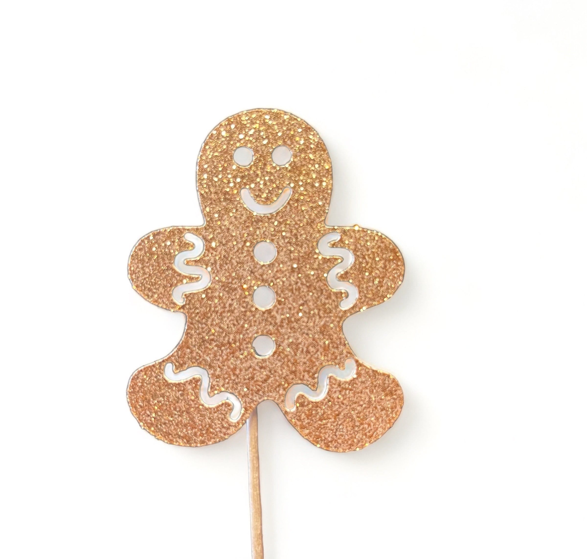 Gingerbread Man Cupcake Toppers, Christmas Cupcake Toppers, Christmas ...