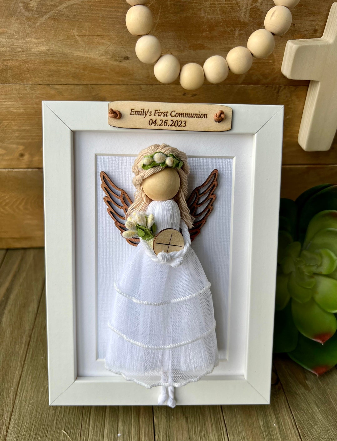 FIRST COMMUNION GIFT First Holy Communion Gift for A Girl Customized ...