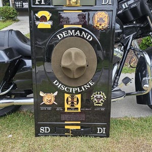 USMC Drill Instructor Plaque | Marine Corps DI Hat Plaque | USMC Di End ...