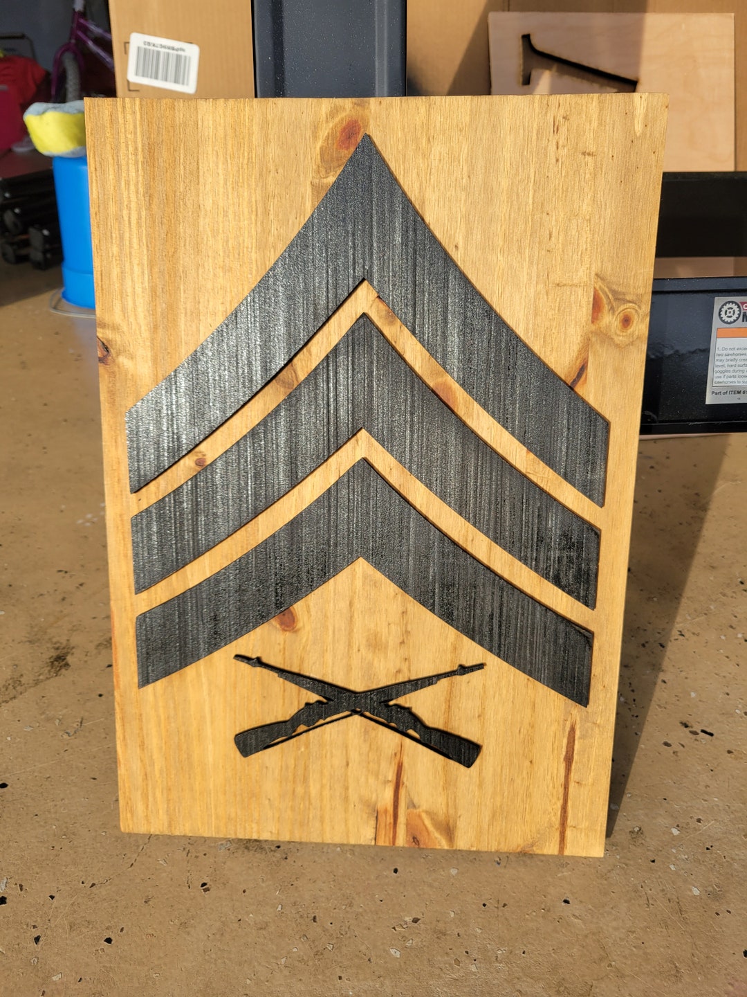 USMC Enlisted Rank Sign United States Marine Corps Rank Marine Corps ...