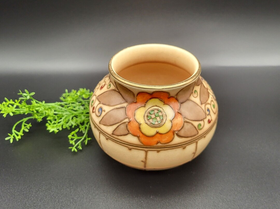 Art Deco Charlotte Rhead Arabesque Vintage/antique Pottery Vase/bowl ...