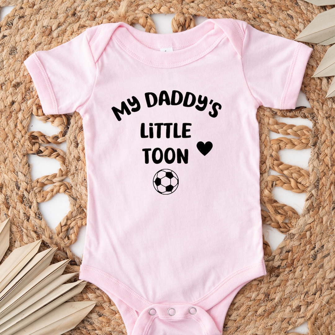 Daddy's Little Toon Grandad Uncle Fun Newcastle Baby Bodysuit Baby Grow Vest Sizes 0-18 M Baby ...