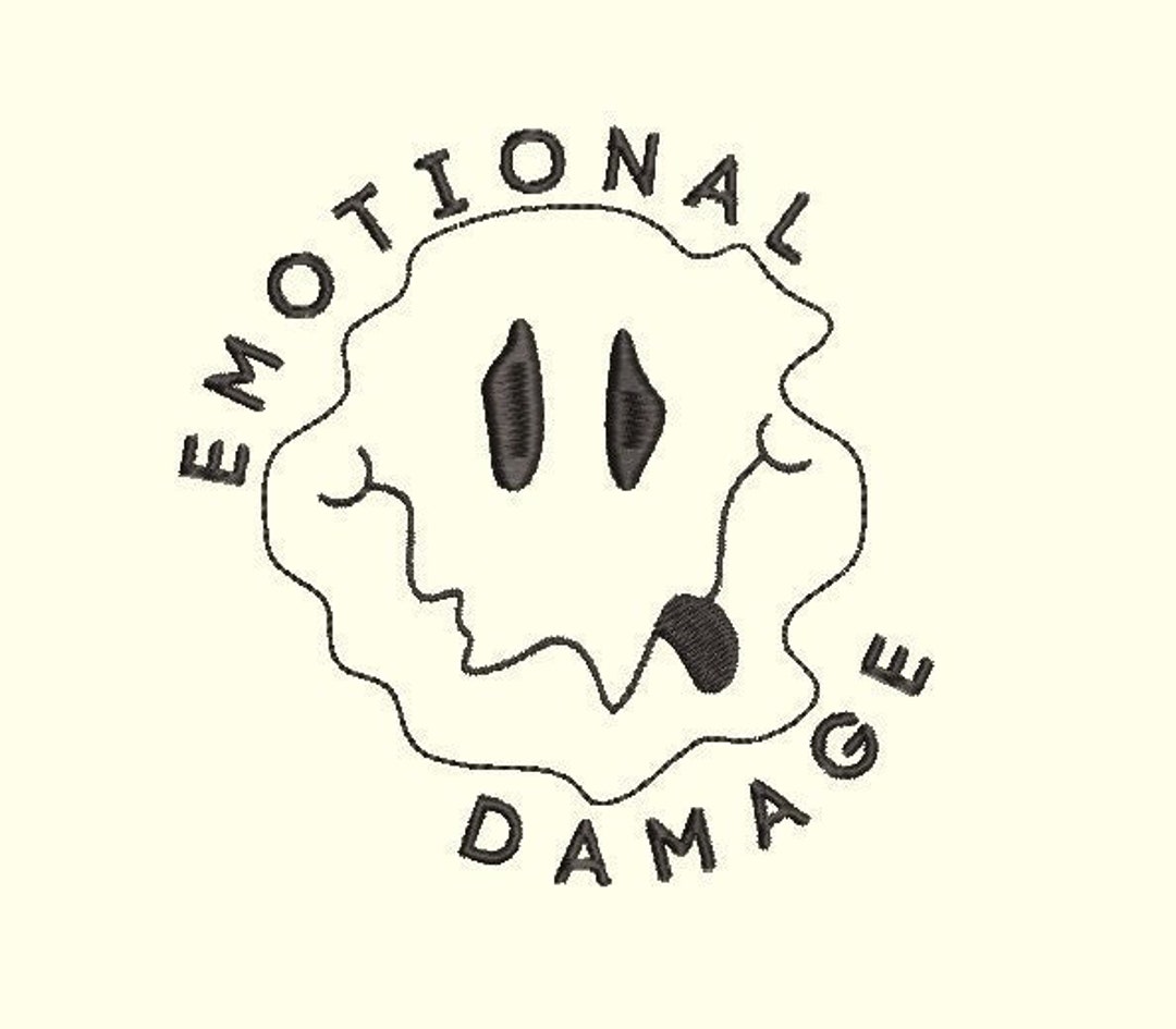 Emotional Damage Embroidery File - Etsy