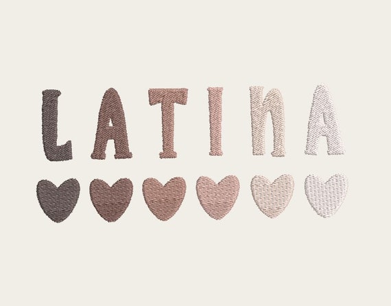 Latina Ombre Embroidery File - Etsy