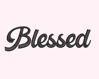 Thankful Grateful Blessed Embroidery Design MACHINE - Etsy