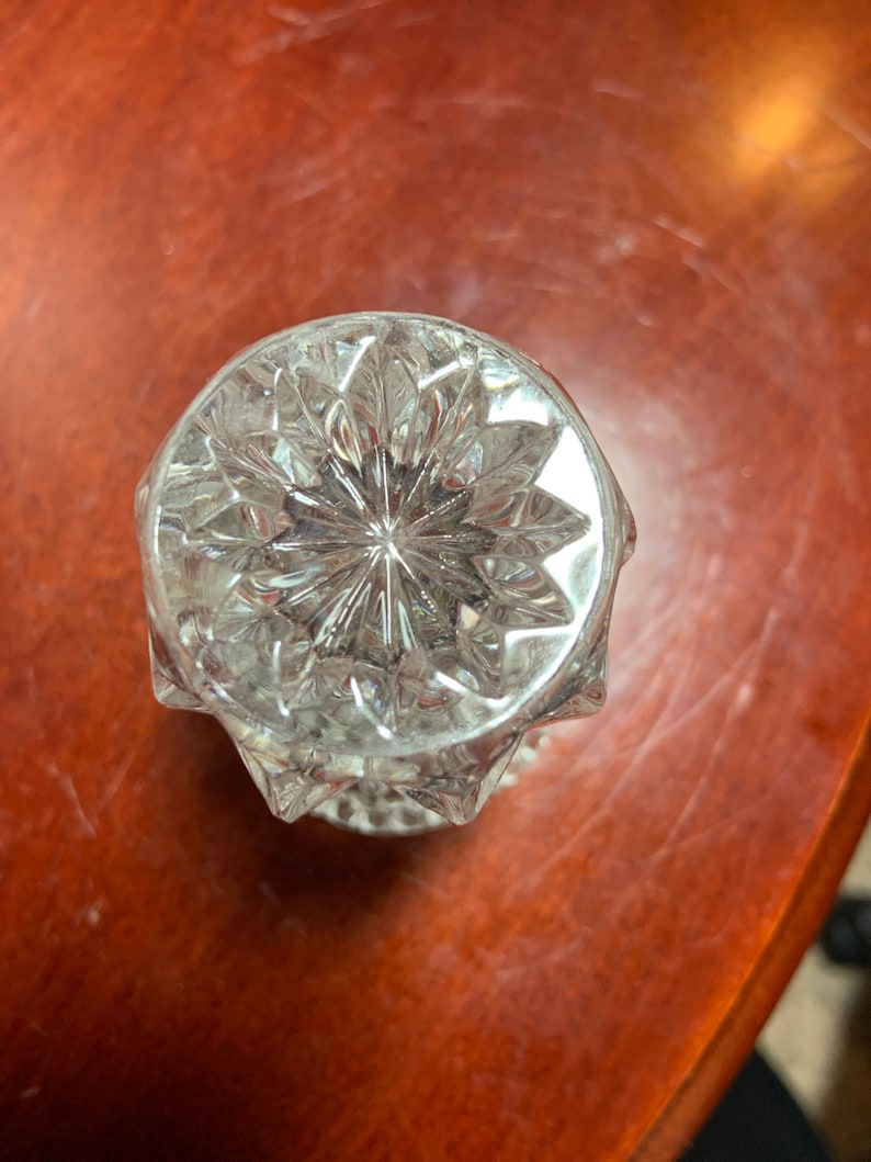 Vintage Cut Glass Toothpick Holder. See Pictures for More - Etsy