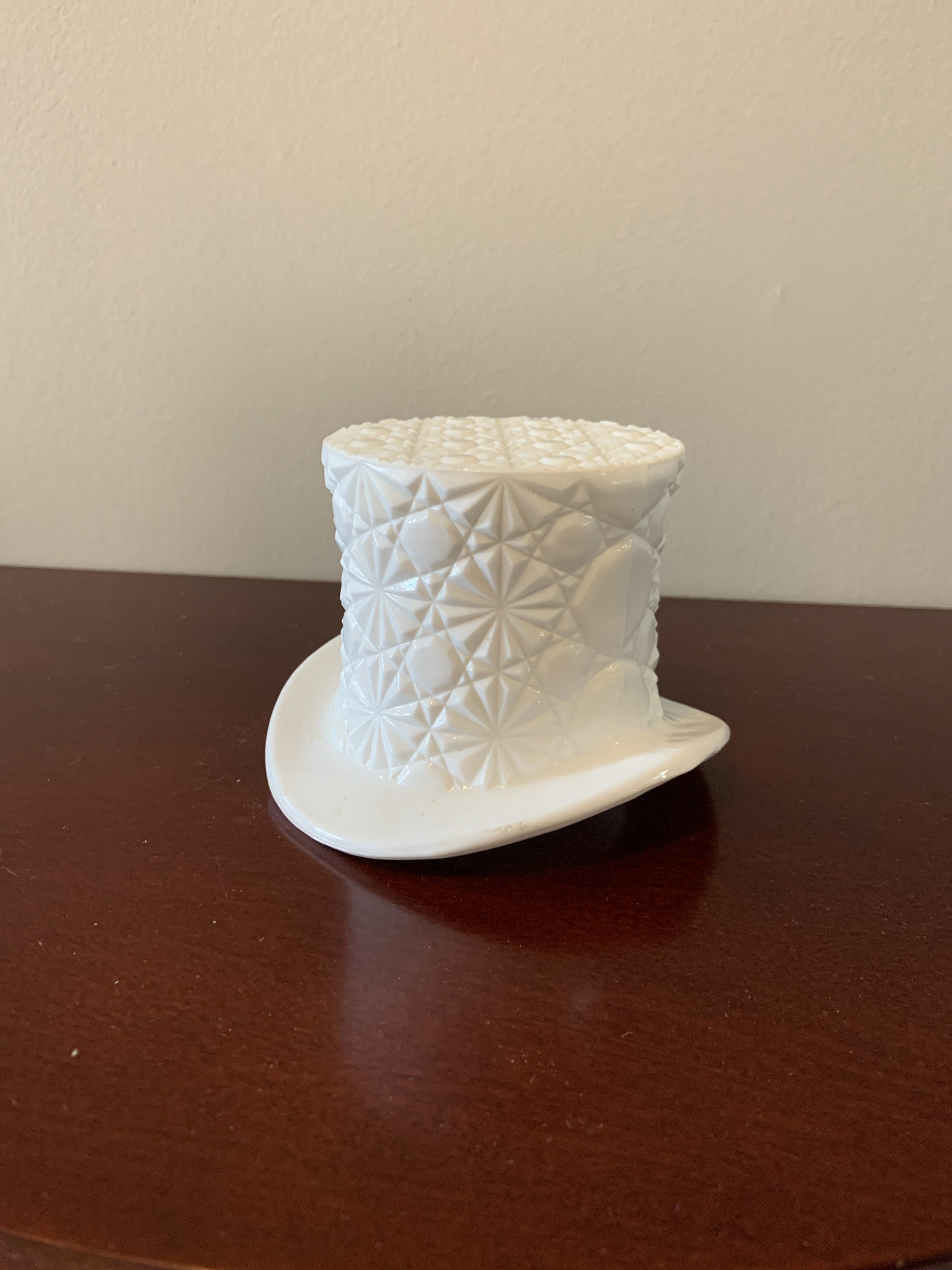 Fenton Milk Glass Hat - Etsy