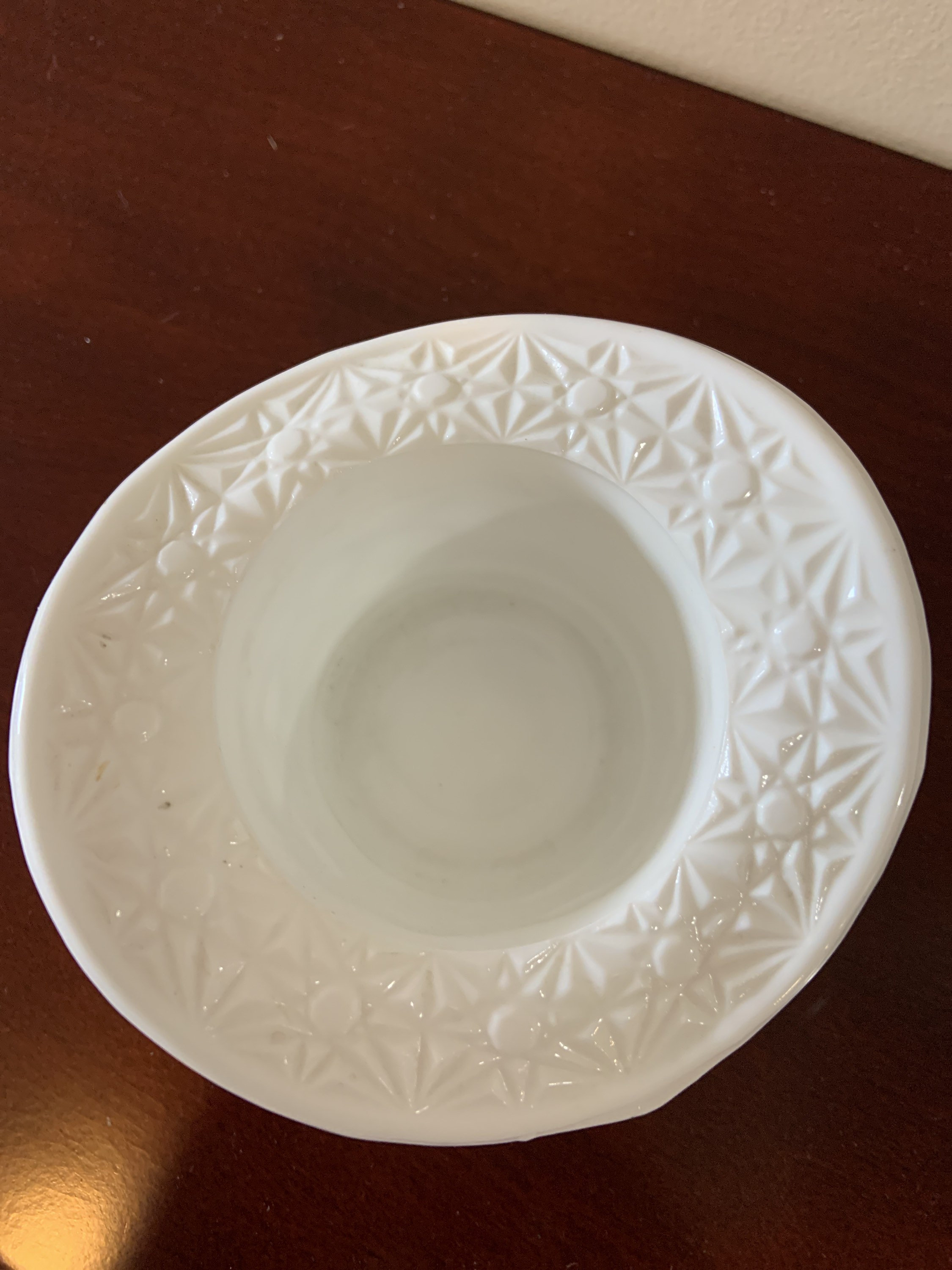 Fenton Milk Glass Hat - Etsy