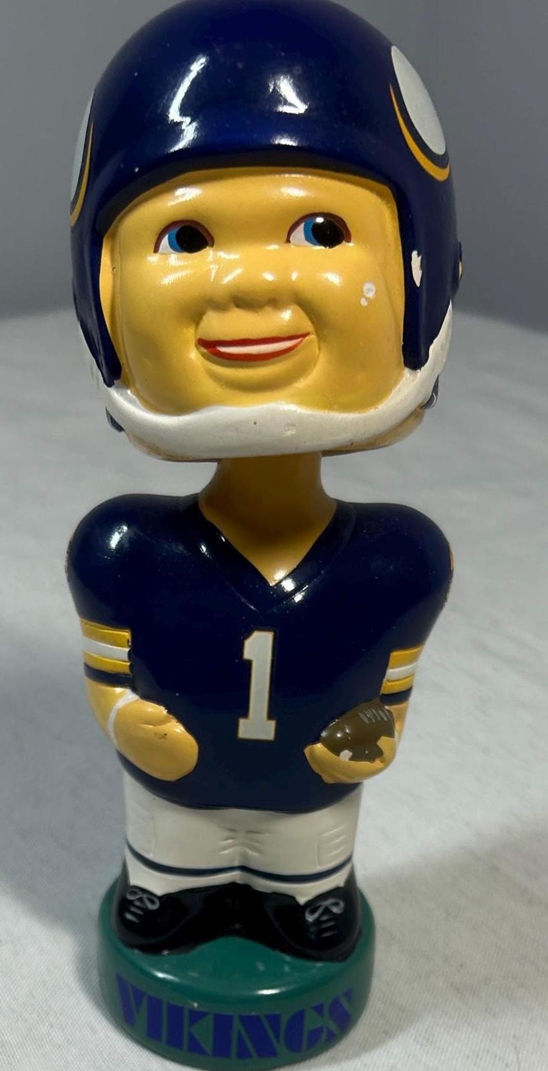 Vintage Minnesota Viking Bobblehead - Etsy