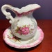 Vintage Royal Crown China Floral Pattern Creamer Pink and Gold - Etsy