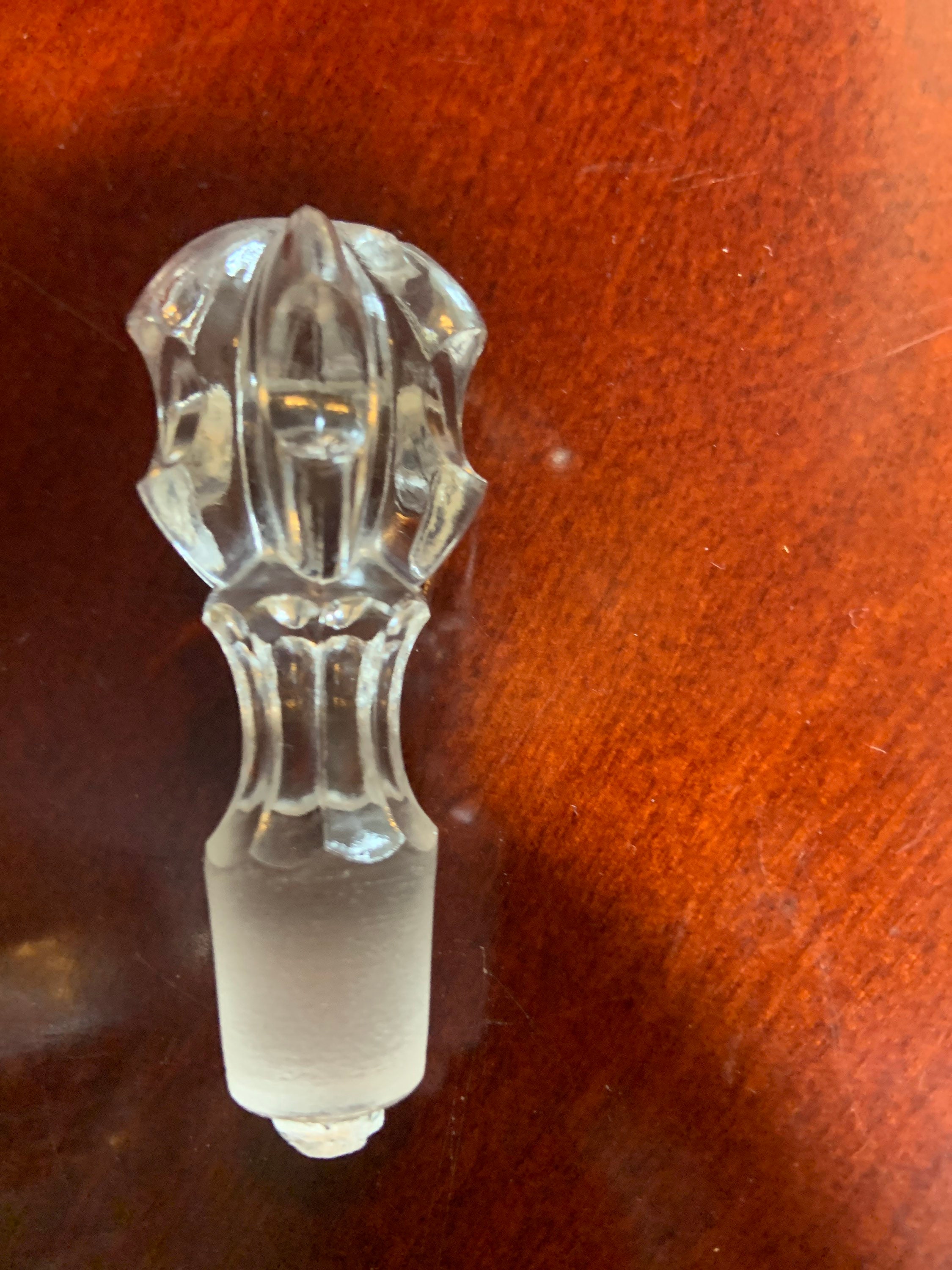 Vintage Broken Column Aka Rattan US Glass Co. Cruet With Original ...