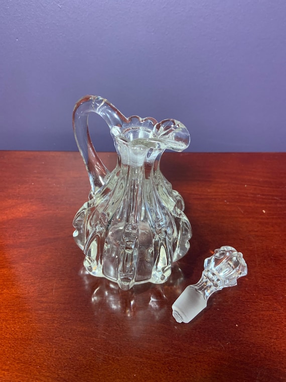 Vintage Broken Column Aka Rattan US Glass Co. Cruet With - Etsy