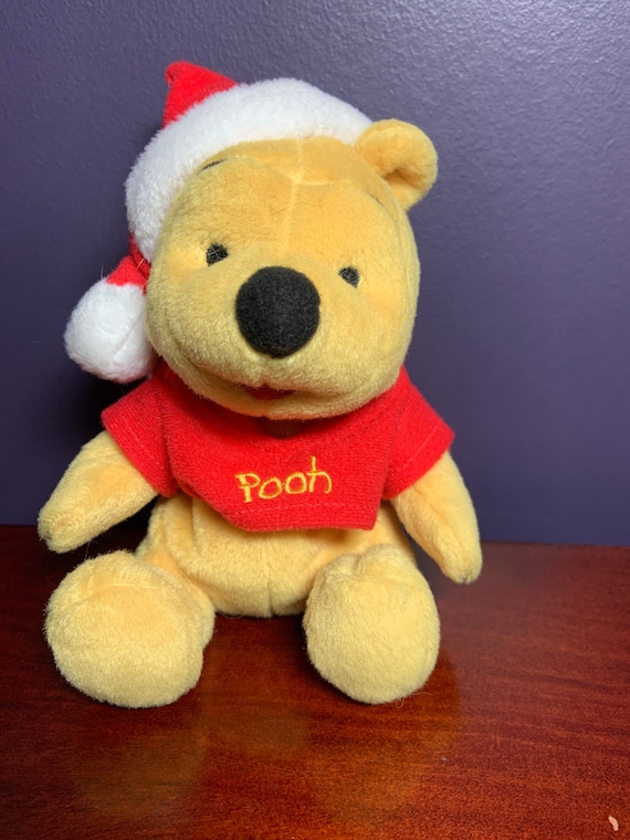 Mattel Winnie the Pooh Santa Pooh Christmas Plush Bear. - Etsy