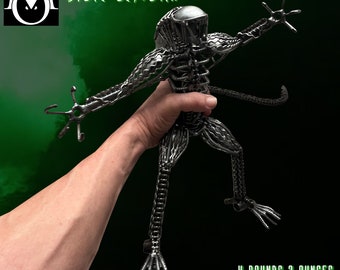 Alien Metal Statue - Etsy