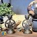 Pentacle Candle Holder Set of 2 - Etsy