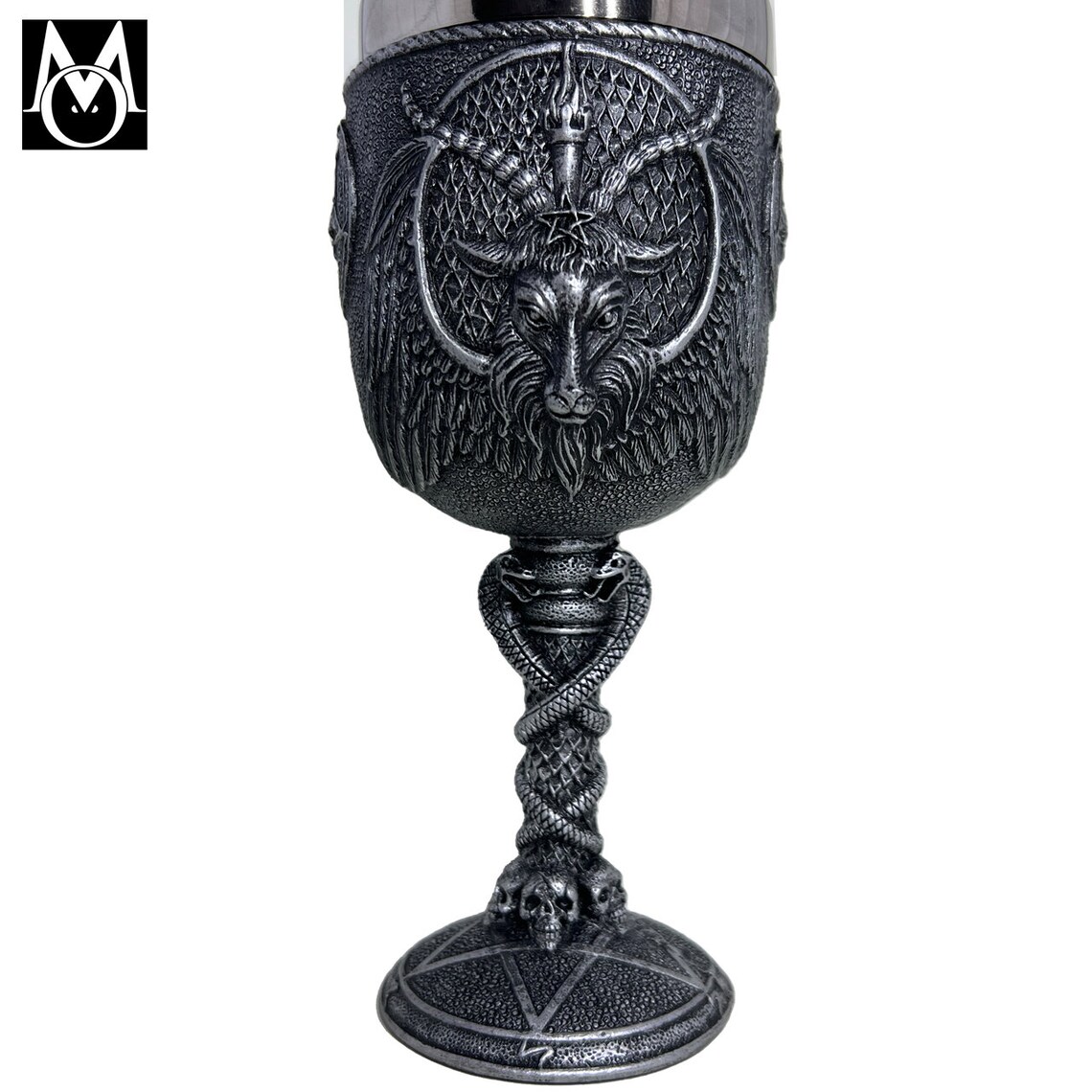 Baphomet Horned Goat Goblet, Baphomet False God, Idol, Chalice ...