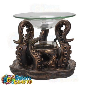 Octopus Kraken Tentacles Oil Burner / Wax Warmer, Home Decor, Incense Burner Aromatherapy, Wax ...