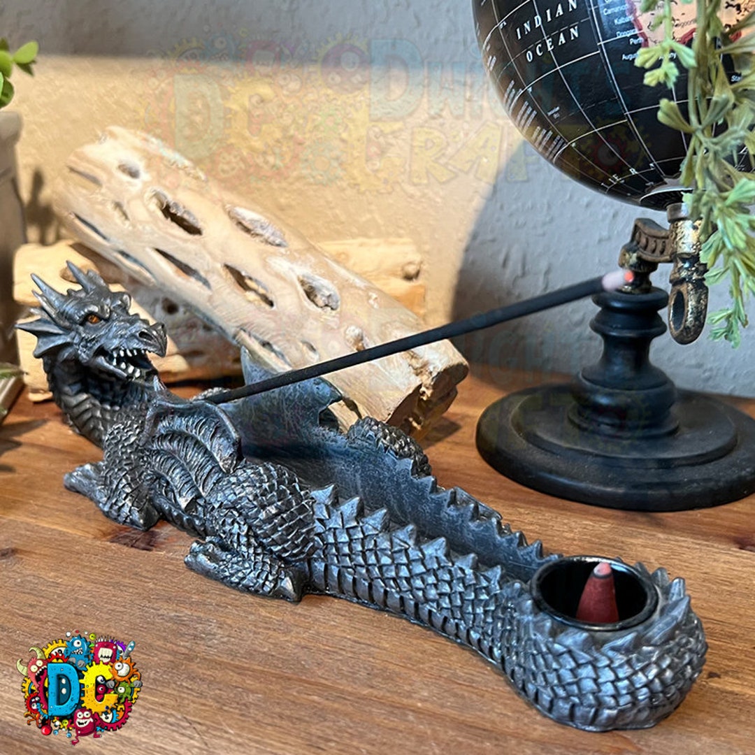 Dragon Incense Stick Holder, Incense Cone Burner, Evil Dragon ...