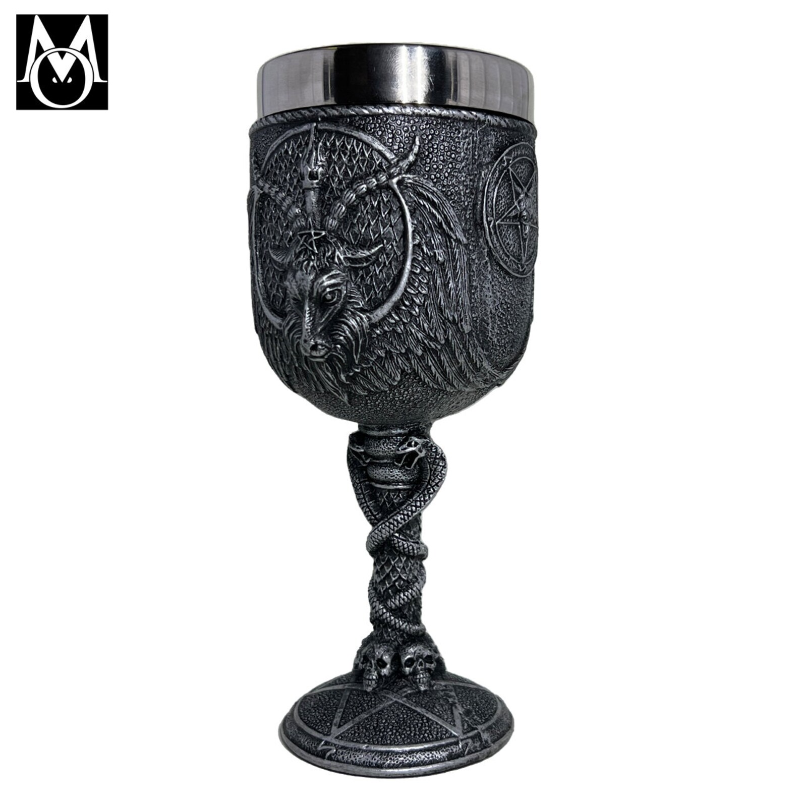 Baphomet Horned Goat Goblet, Baphomet False God, Idol, Chalice ...