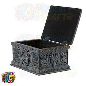 Celtic Dragon Jewelry Trinket Box - Etsy
