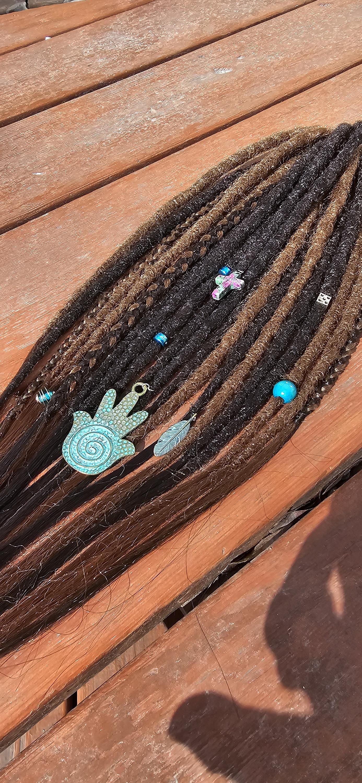 Teak Wood Dreadlocks Mini Set - Etsy
