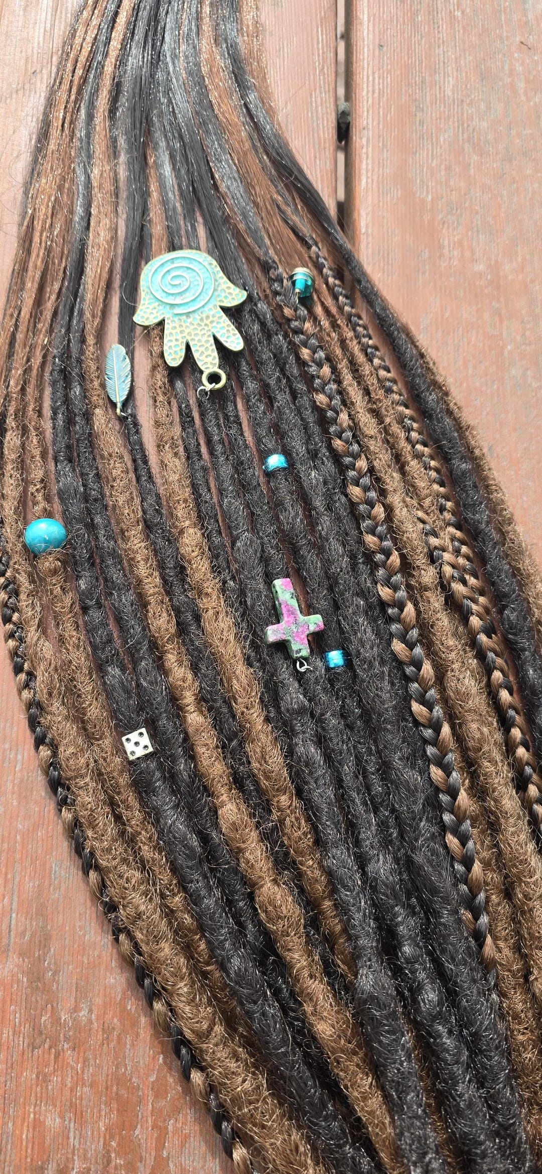 Teak Wood Dreadlocks Mini Set - Etsy