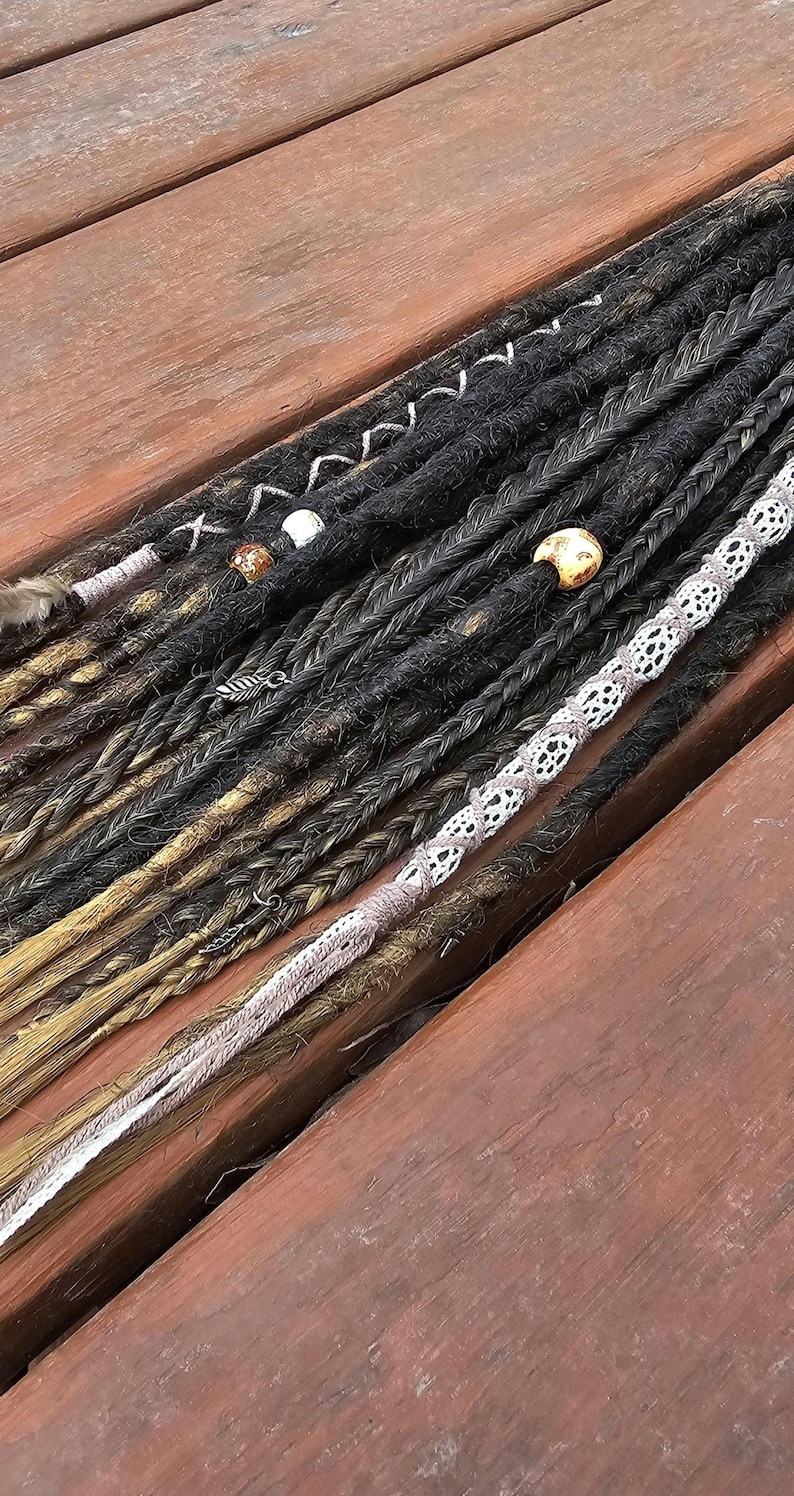 Teak Wood Dreadlocks Mini Set - Etsy