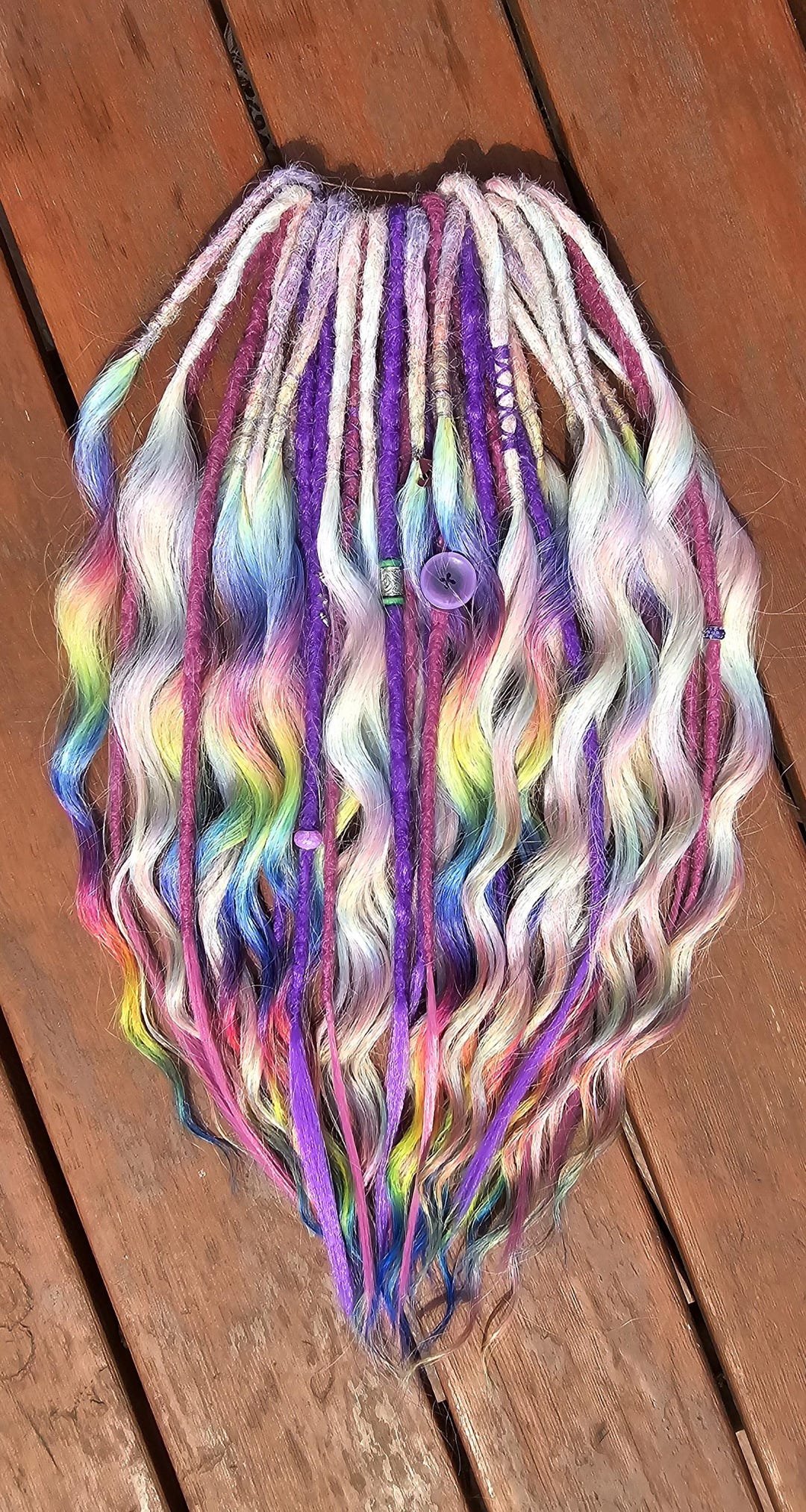 Spell Dreadlocks Set. Summer Hair Extensions. Boho Festival Dreads ...
