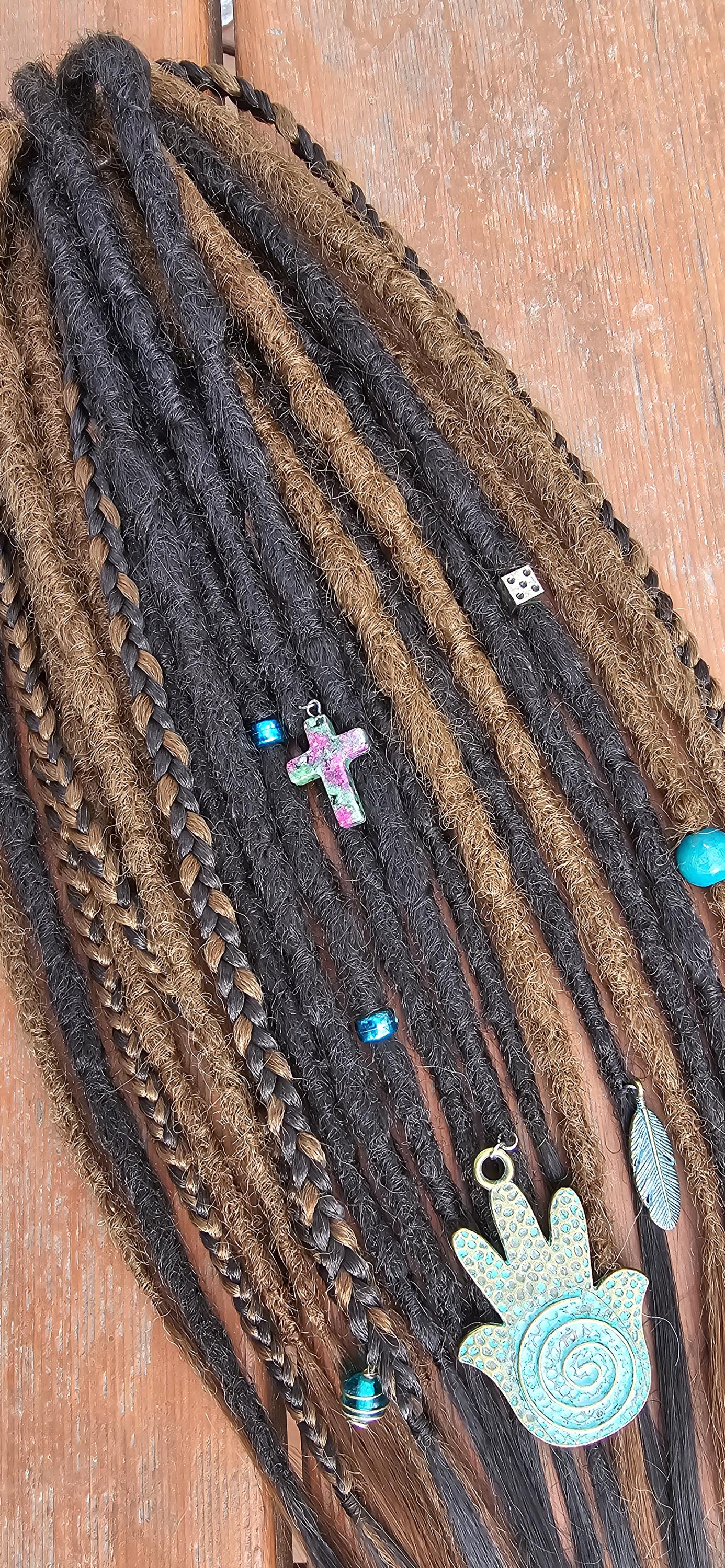 Teak Wood Dreadlocks Mini Set - Etsy