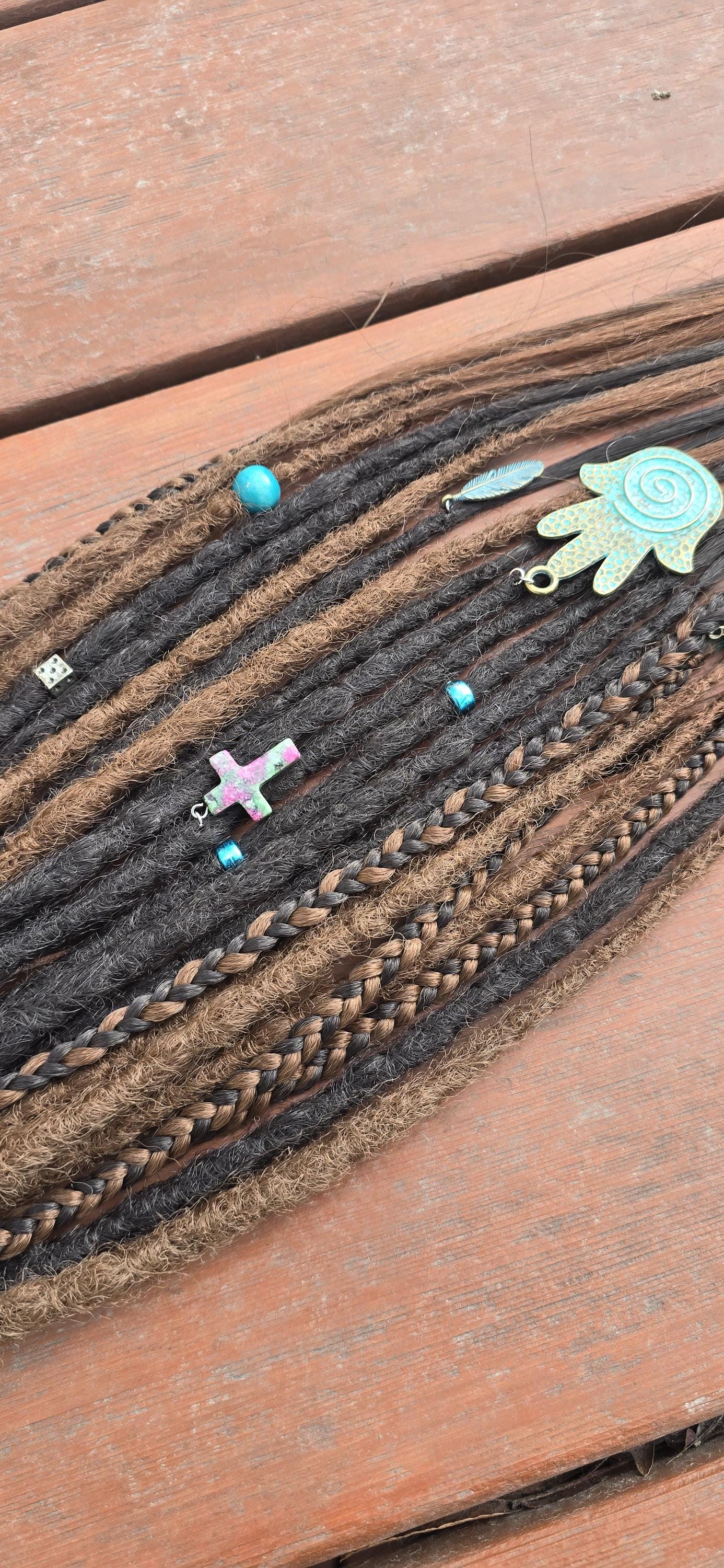 Teak Wood Dreadlocks Mini Set - Etsy