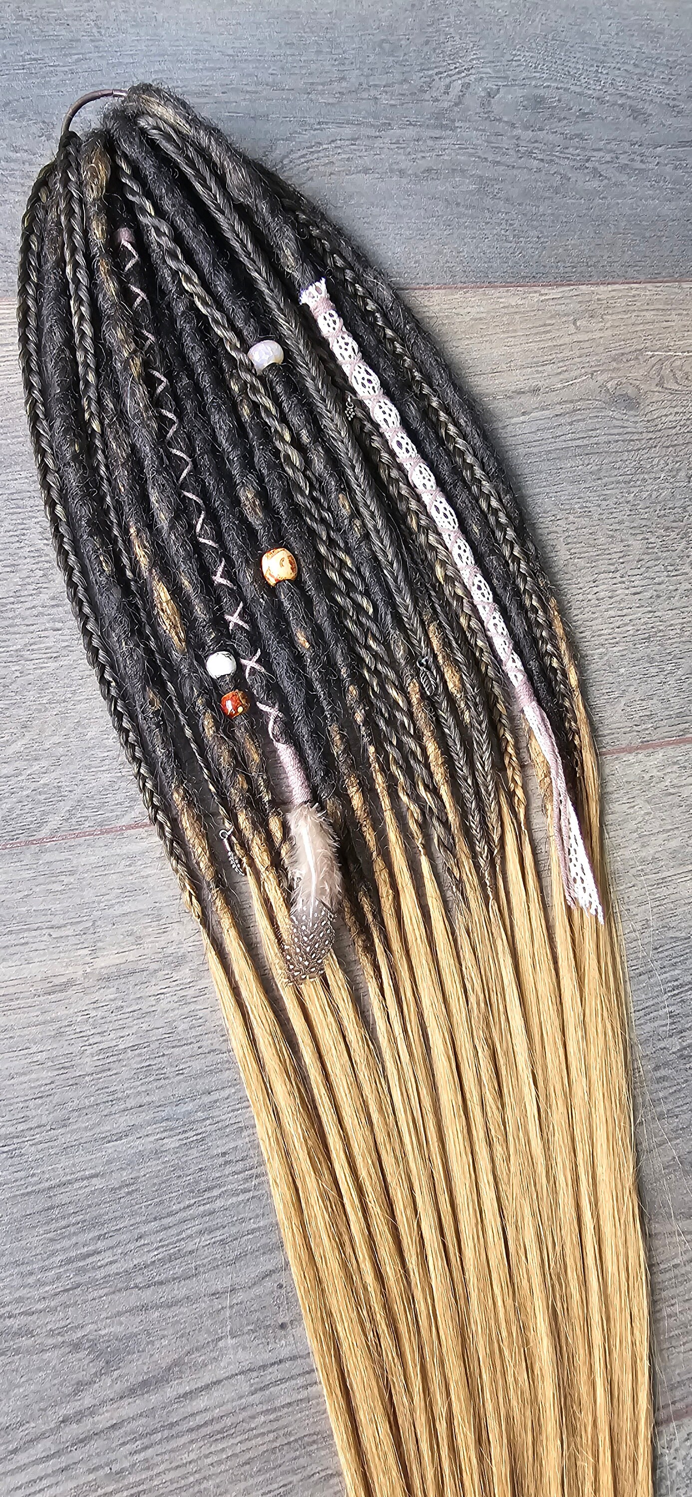 Teak Wood Dreadlocks Mini Set - Etsy